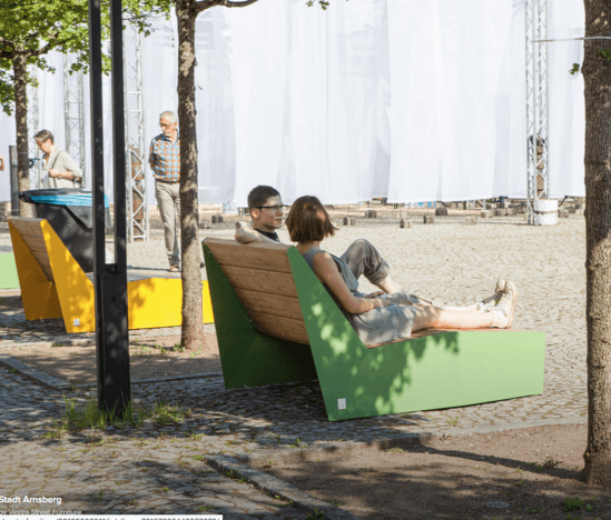 BLOC sunbench | Vestre Ltd | ESI External Works
