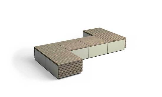 CODE square module bench | Vestre Ltd | ESI External Works