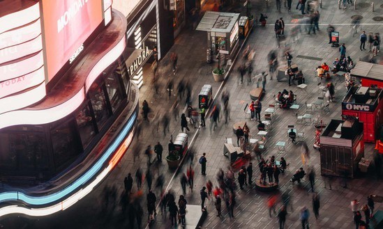 Versatile seating and tables for Times Square, New York | Vestre Ltd ...
