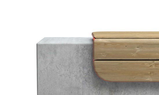 CORNER bench | Vestre Ltd | ESI External Works