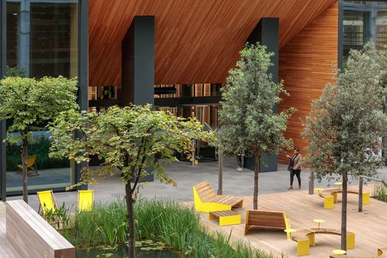 Outdoor seating for Republic, East India Docks | Vestre Ltd | ESI ...