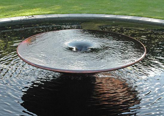 Whirlpool water sculpture | Giles Rayner ARBS | ESI External Works