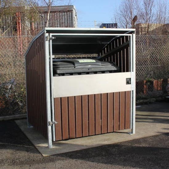 100% Recycled Plastic Cladded Bin Stores | NBB Recycled Furniture | ESI ...