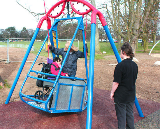 INCLUSIVE PLAY - Wheelchair Accessible Swing (IP15) | Jupiter Play ...
