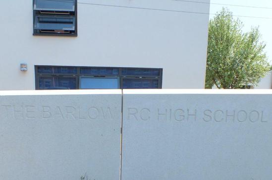 Concrete architectural retaining walls for high school | URBASTYLE ...