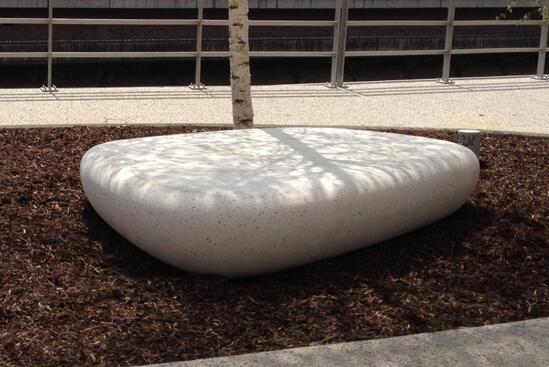 Galet III concrete bench | URBASTYLE® | ESI External Works