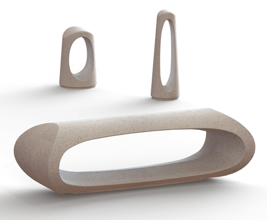 The Roma collection - concrete bench and bollards | URBASTYLE® | ESI ...