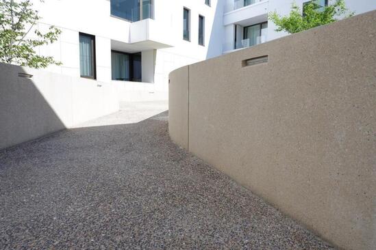 Combined seating and edging for apartment gardens | URBASTYLE® | ESI ...