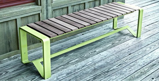 Lakeside Steel and Timber Bench | Artform Urban Furniture | ESI ...