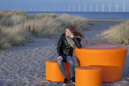 Loop Cone polyethylene outdoor table | Artform Urban Furniture | ESI ...