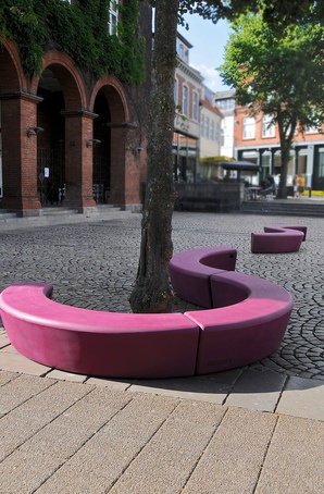 Loop Arc polyethylene curved indoor seating | Artform Urban Furniture ...