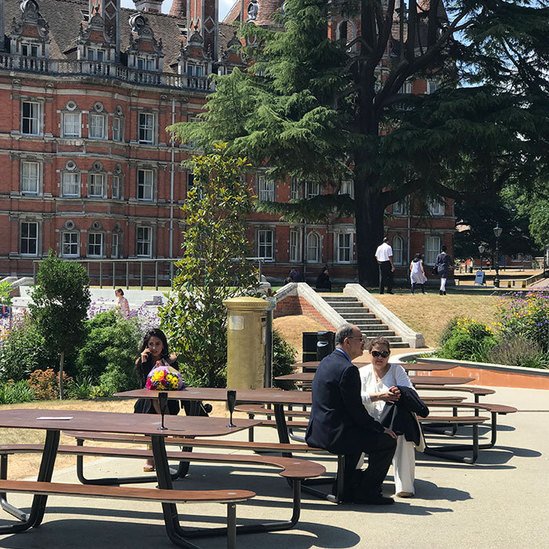 Plateau picnic table - Royal Holloway, London University | Artform ...