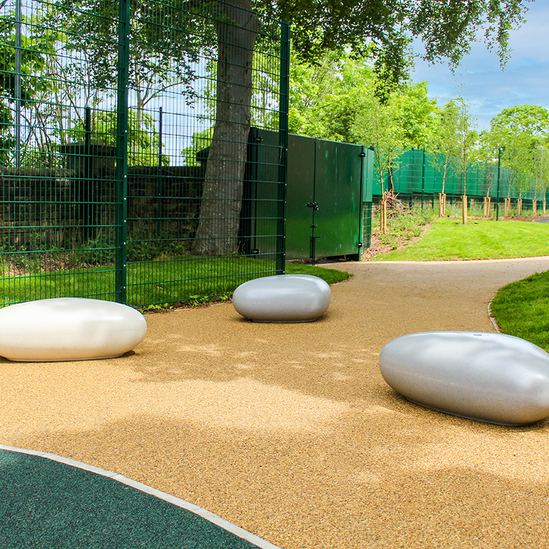 Outdoor seats and tables for mental health clinic | Artform Urban ...