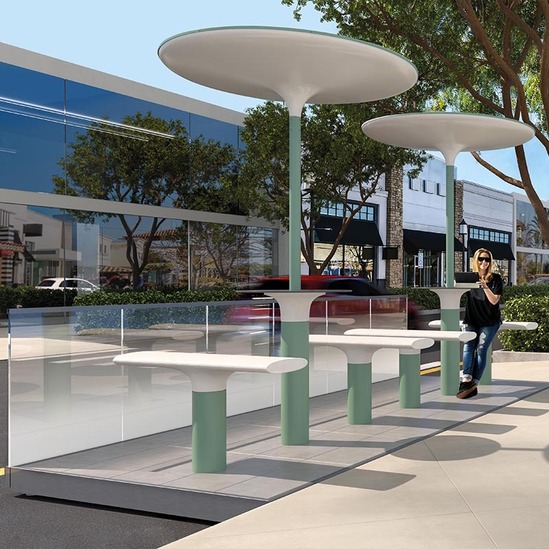 Baia parklet | Artform Urban Furniture | ESI External Works