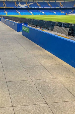 Concrete paving for Chelsea Football Club terrace refurb | Alfresco ...