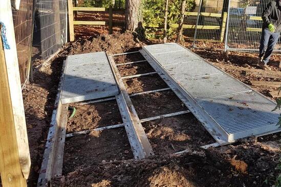 RB heavy duty tree root protector for new driveway | Green Grid Systems ...