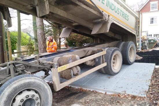 RB heavy duty tree root protector for new driveway | Green Grid Systems ...