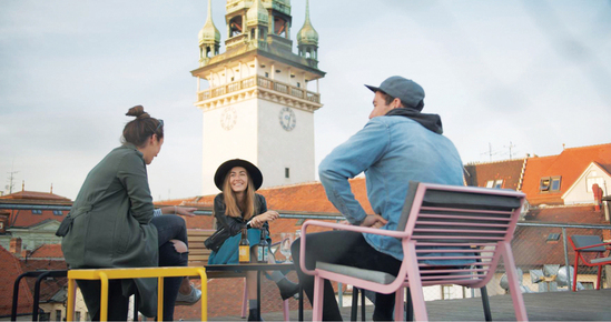 Stack Sofa, Armchair and Stool | mmcité UK | ESI External Works