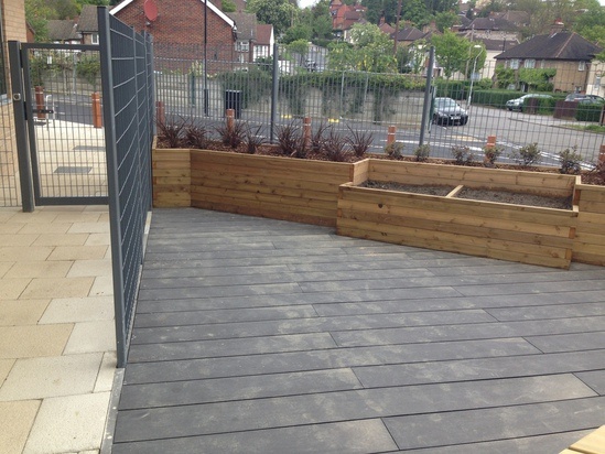 Bespoke wooden fruit and veg planters for SEN school | Taylor Made ...