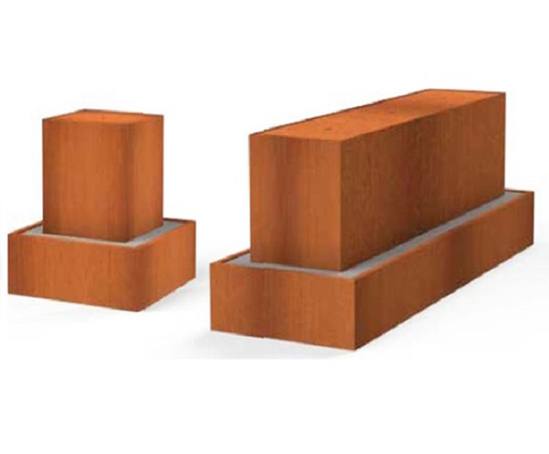 Water Block - corten steel water feature | Taylor Made Planters | ESI ...