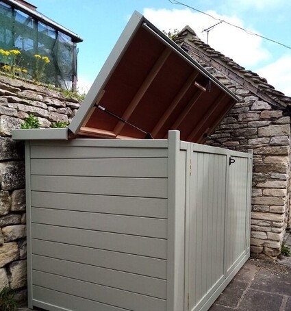 Pedalbase 3 solid timber bike shed | The Bike Shed Company | ESI ...