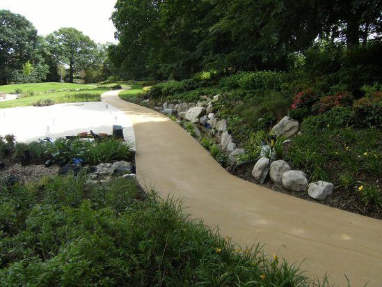 Coloured bound surface for private estate footpaths | NatraTex | ESI ...