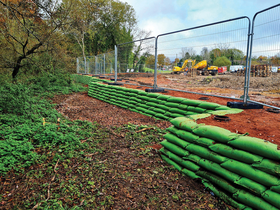 Rootlok vegetated wall system | GeoGrow | ESI External Works