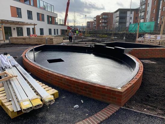 Water Feature Lining | Lining Systems GRP | ESI External Works