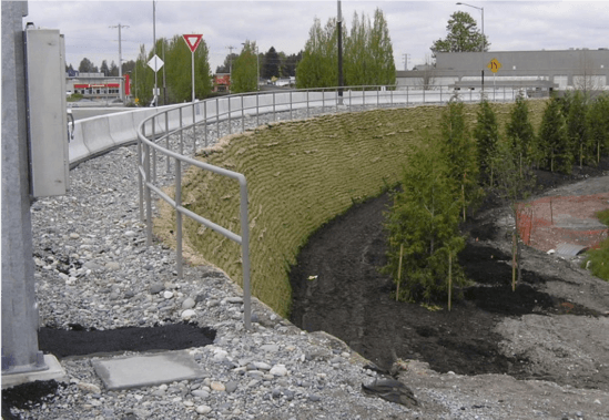 Vegetated wall system stabilises highway slope | Gravitas International ...