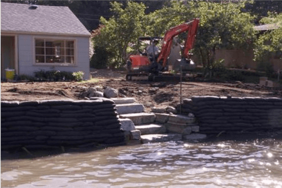 Flex MSE vegetated wall system repairs lake shoreline | Gravitas ...