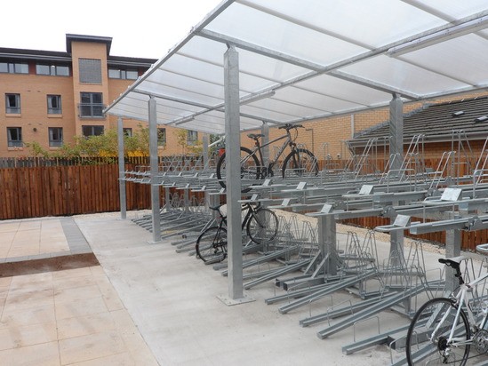 Double Stacker - two-tier space-saving cycle rack | CYCLERAX | ESI ...