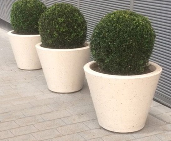 Whitecity concrete plant pot | Cassidy Brothers | ESI External Works