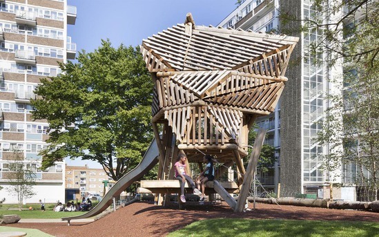 Bespoke play structures - Woodhouse Urban Park | Duncan & Grove | ESI ...