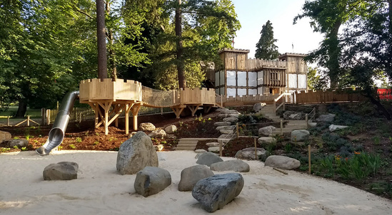 Bespoke themed playground - Hever Castle | Duncan & Grove | ESI ...