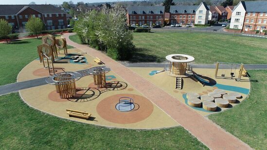 Bespoke cableworks-inspired playground - Pirelli Park | Duncan & Grove ...