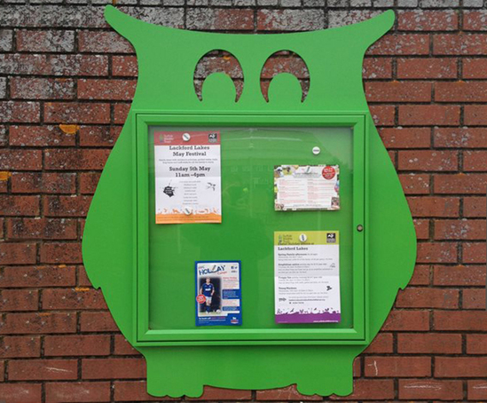 Novelty shaped external notice boards | Notice Board Company | ESI ...