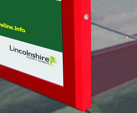 Breeze - external lectern-mounted notice board | Notice Board Company ...