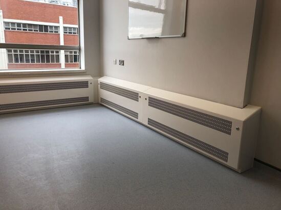 Perimeter heating covers for hospital in East Midlands | Contour ...