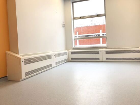 Perimeter heating covers for hospital in East Midlands | Contour ...