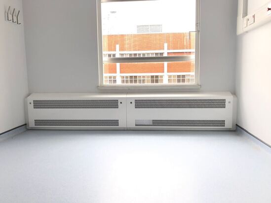 Perimeter heating covers for hospital in East Midlands | Contour ...