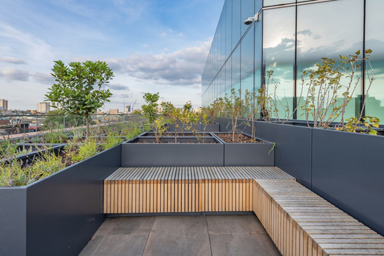 Roof terrace fit-out for Bloom Clerkenwell | Raaft | ESI External Works
