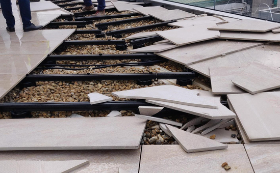 Atria+ wind uplift resistant flooring for roof terraces | Raaft | ESI ...