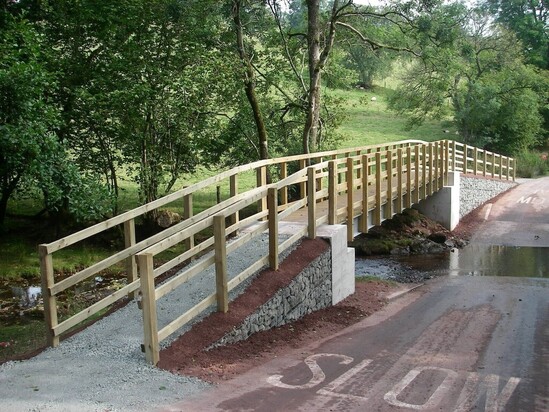 Pedestrian bridges | Wooden Bridge Company | ESI External Works