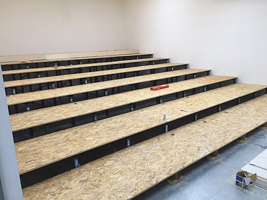 Fixed tiered structures for auditorium & lecture theatre | Ferco ...