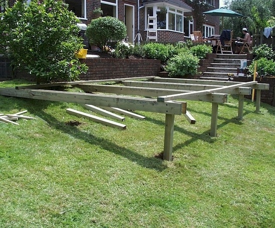 Q-Deck® multi-purpose deck posts for in ground use | Hoppings Softwood ...