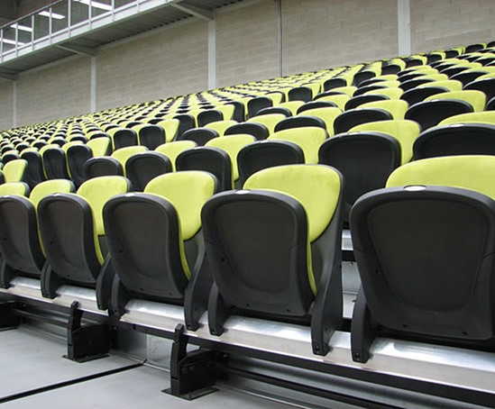 Metro rail-mounted seats | Hussey Seatway | ESI Interior Design