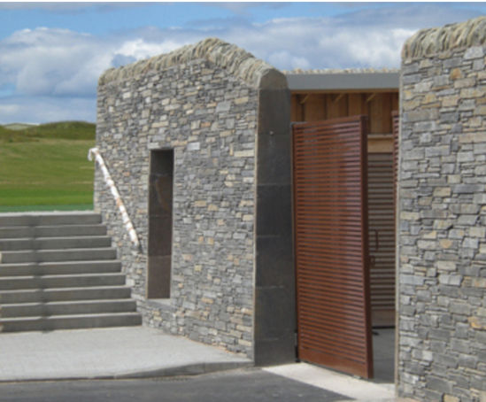 Sliding steel security entrance gates | Lang+Fulton | ESI External Works