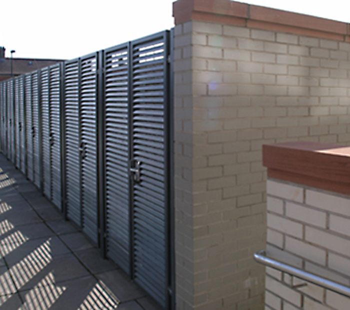 Gates for bin store, Tranent School | Lang+Fulton | ESI External Works