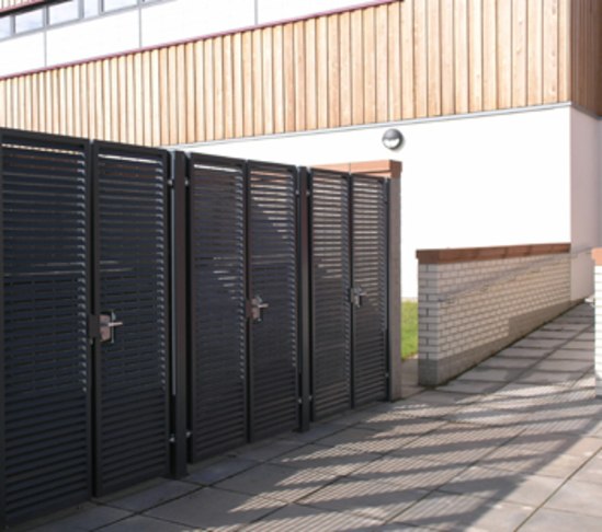Gates for bin store, Tranent School | Lang+Fulton | ESI External Works