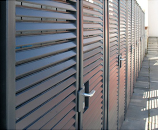 Gates for bin store, Tranent School | Lang+Fulton | ESI External Works